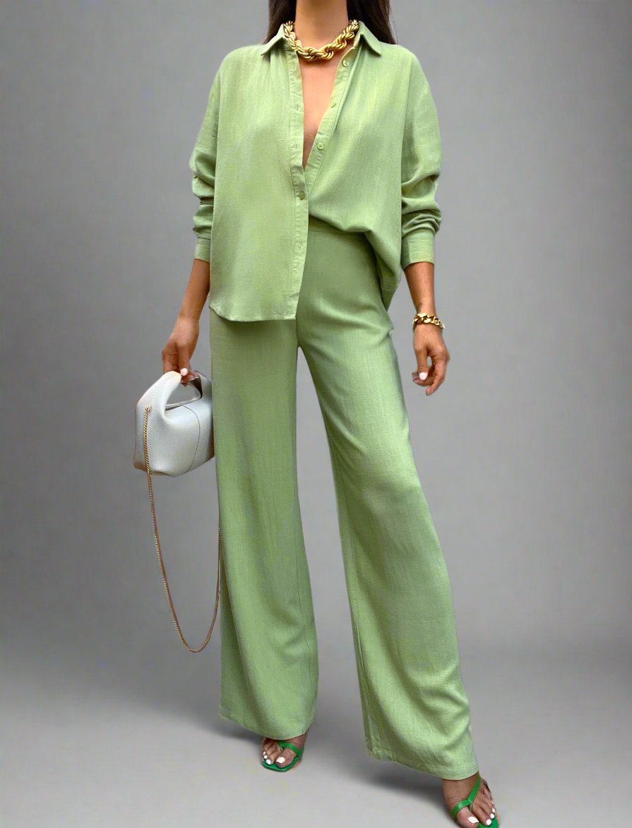 MATCHA MAMA LINEN SET – FABSY